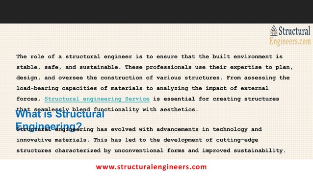 What is Structural Engineering and What do Structural Engineers Do.pptx