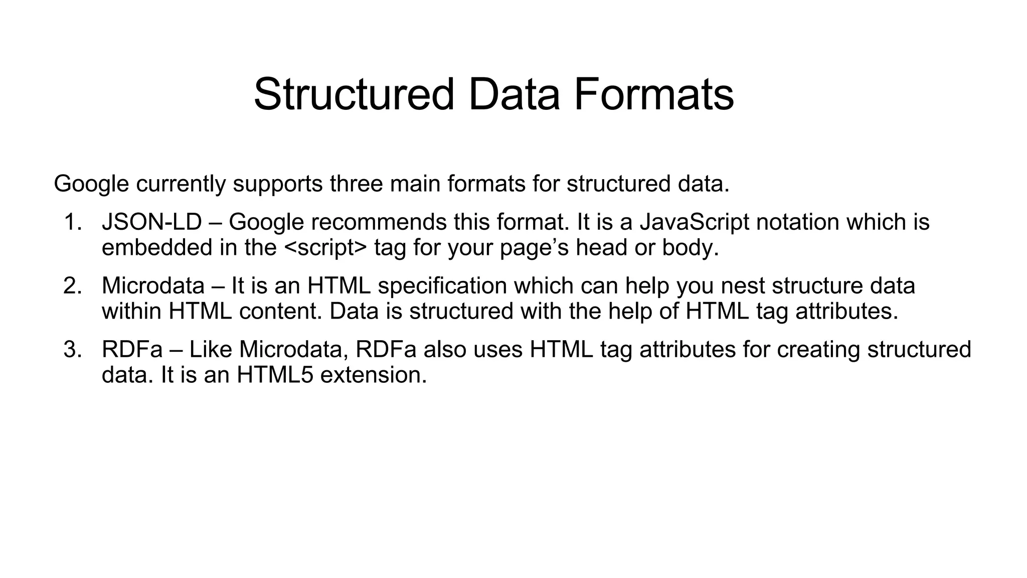 What is Structured Data? | PPT