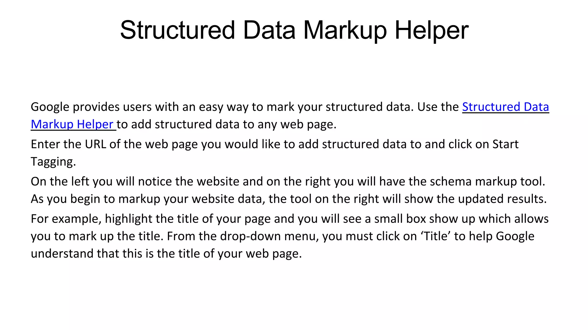 What is Structured Data? | PPT