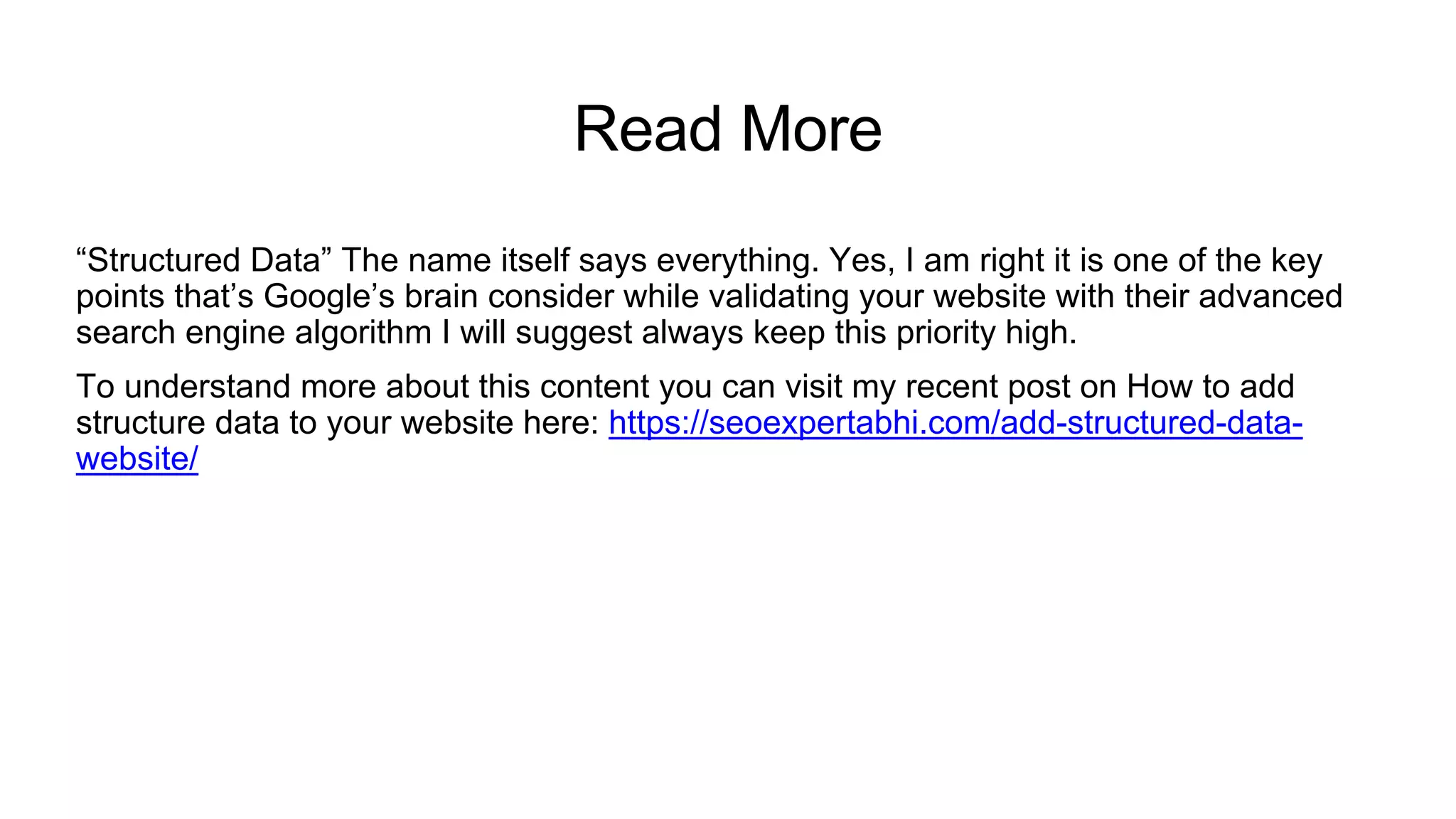 What is Structured Data? | PPTX