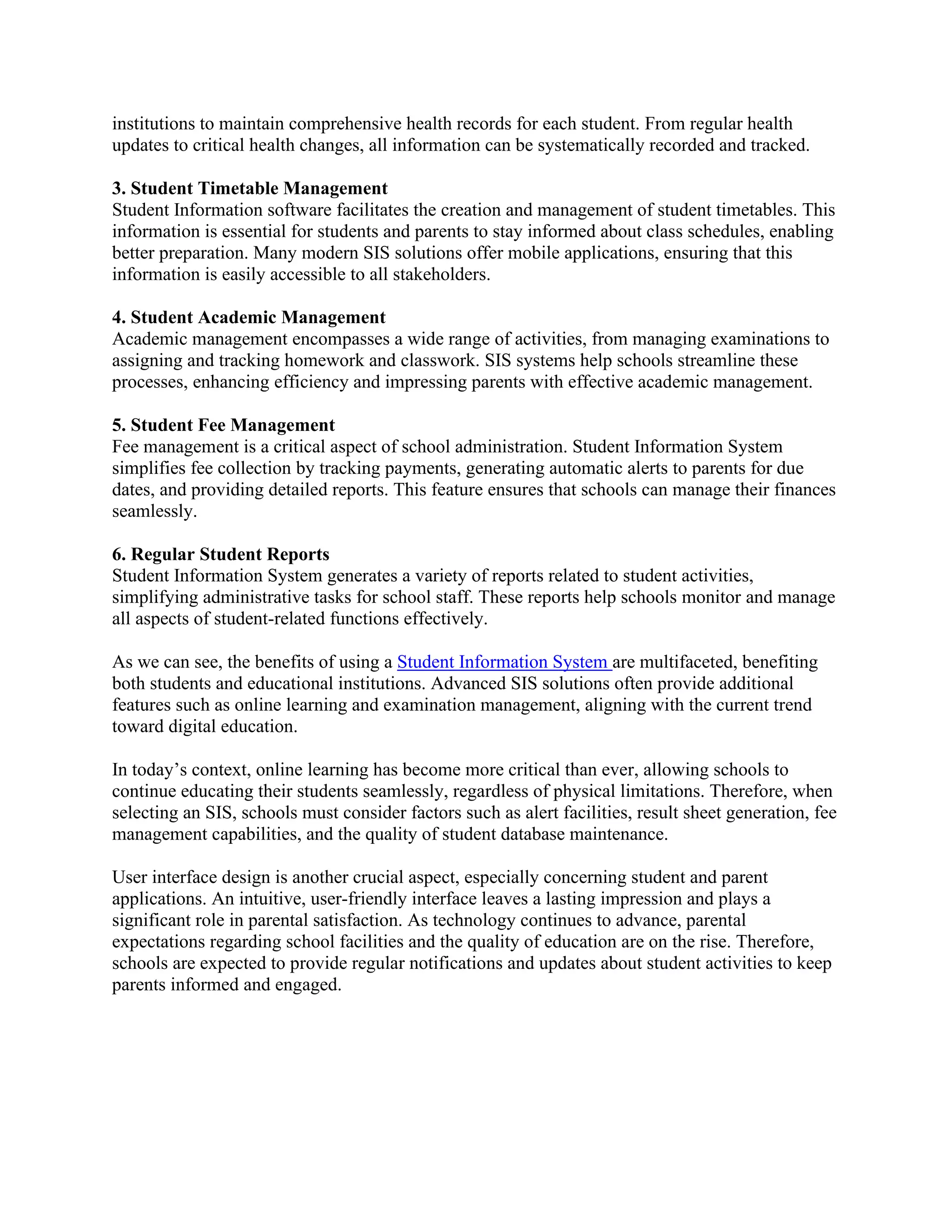 What Is Student Information System and How it helps Every Student and ...