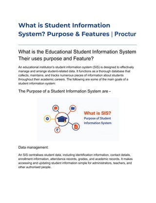 What is Student Information System_ Purpose & Features _ Proctur.pdf