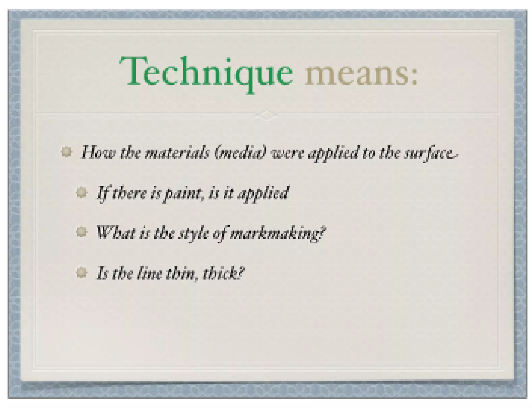 The meaning of Style in Art | PDF