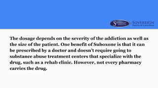 What is suboxone | PPTX