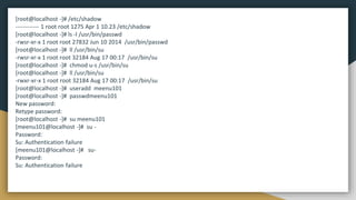 What is suid, sgid and sticky bit | PPTX