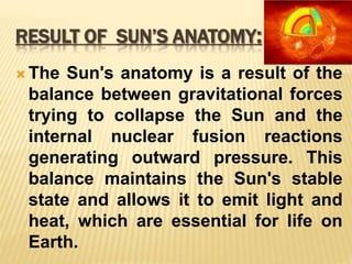 WHAT IS SUN/ANATOMY OF SUN | PPTX