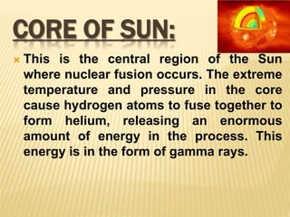 WHAT IS SUN/ANATOMY OF SUN | PPTX