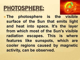 WHAT IS SUN/ANATOMY OF SUN | PPTX