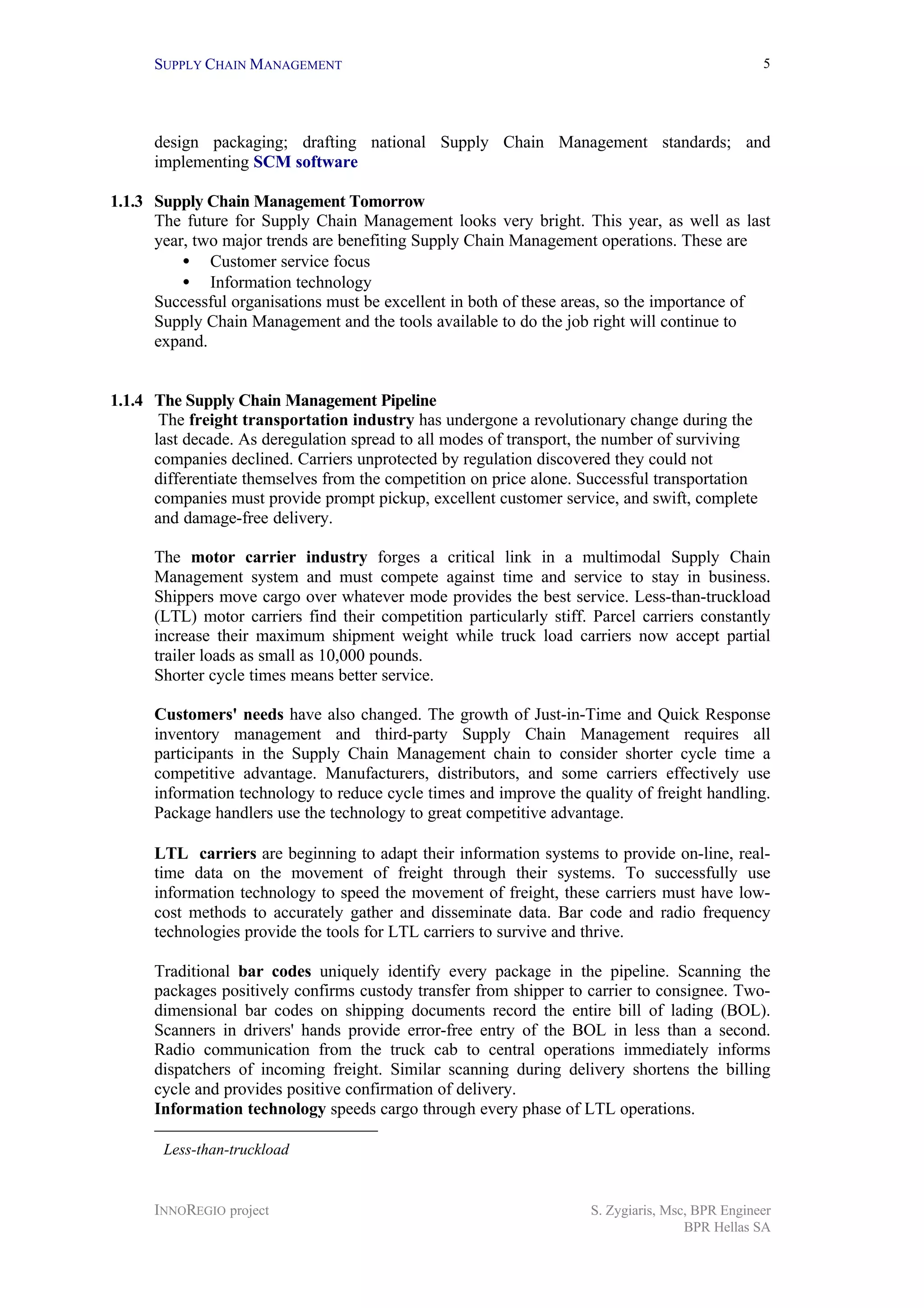 What is supply chain management program | PDF