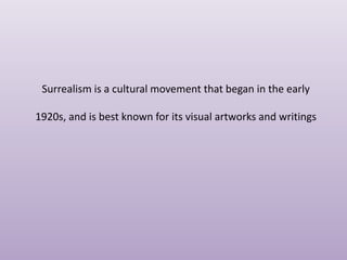 What is surrealism ? | PPTX