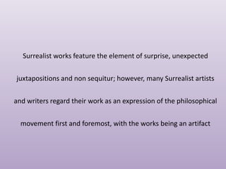 What is surrealism ? | PPTX