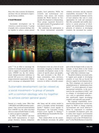 What is sustainable development | PDF