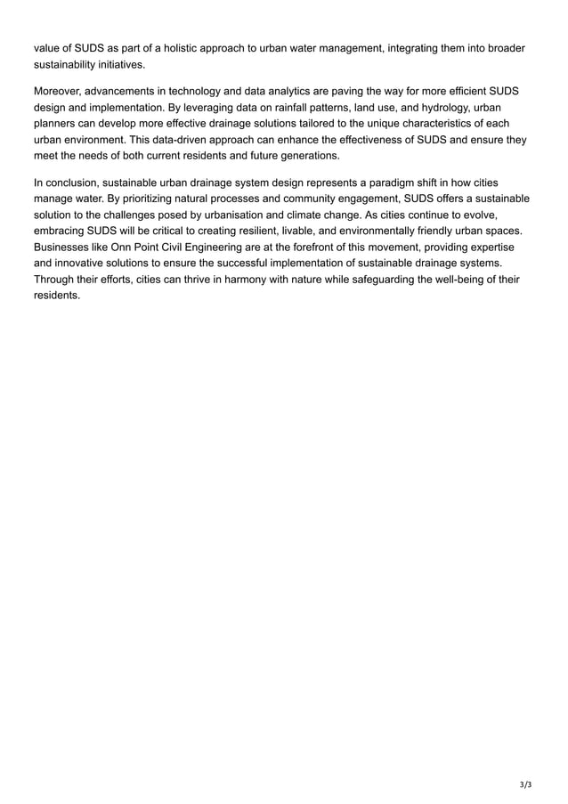 What Is Sustainable Urban Drainage System Design and Why It Matters.pdf