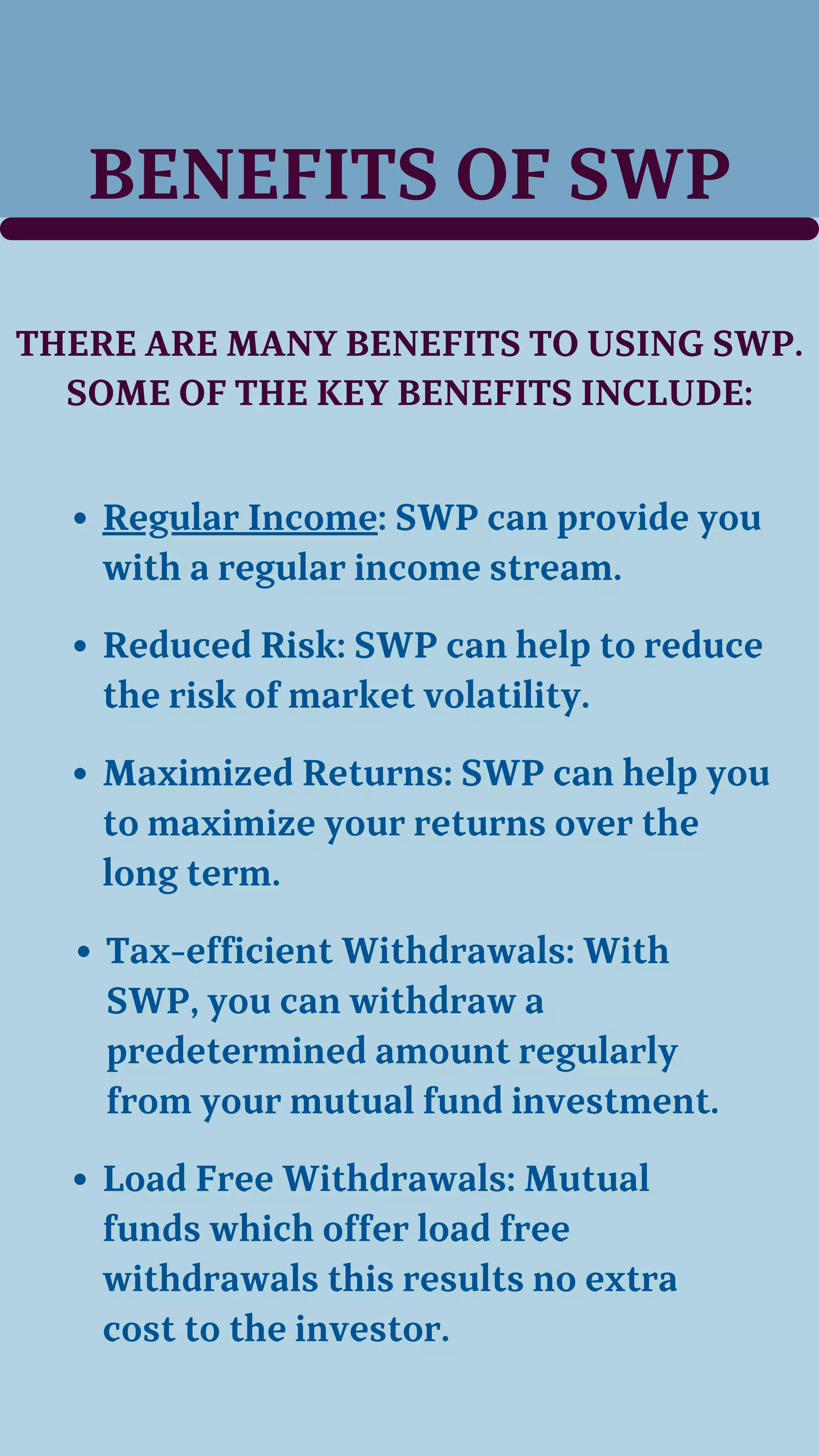 SWP in Mutual Funds - Explained in Simple Terms by Imperial Money | PDF