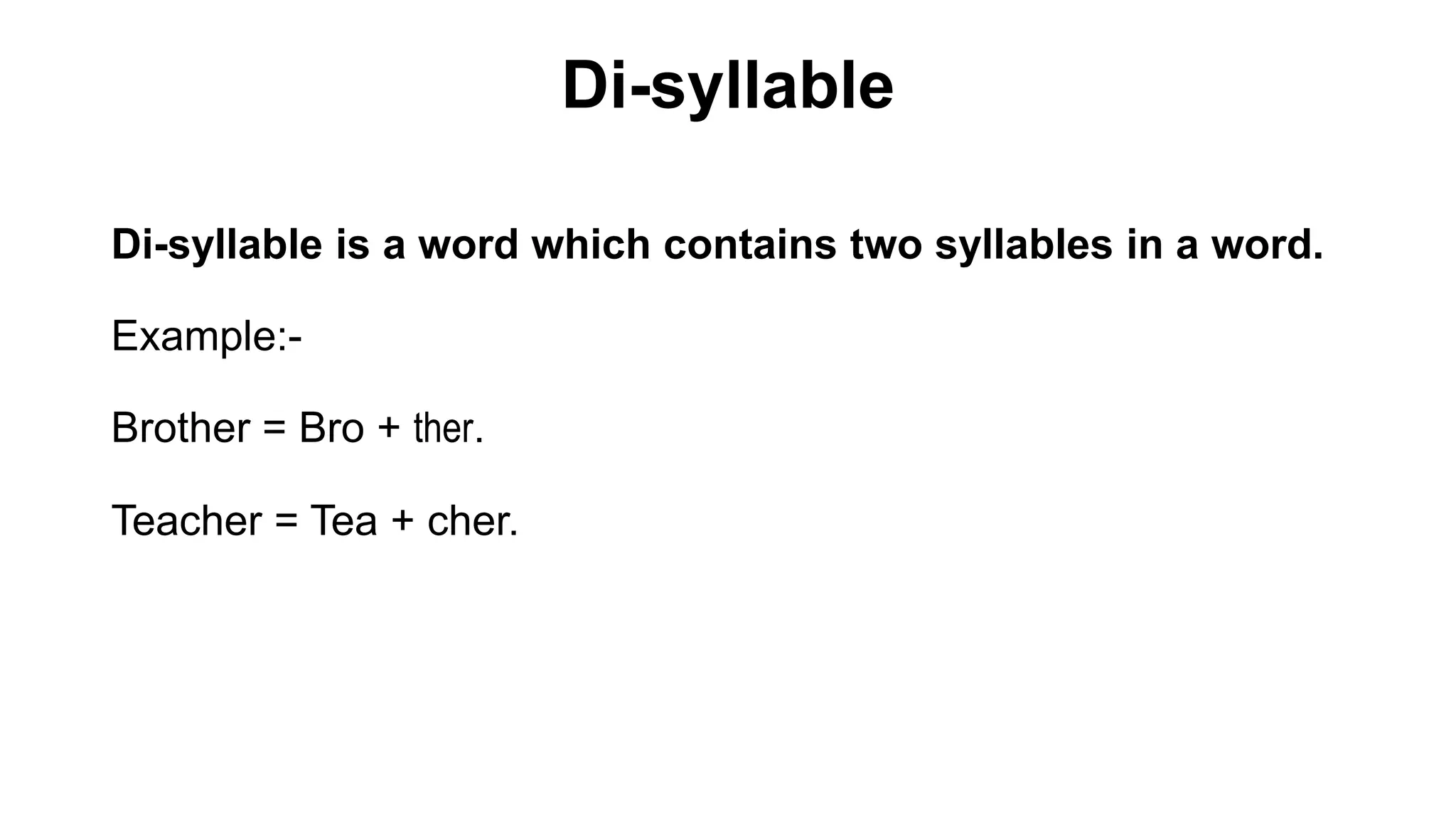 Syllables in English Language | PPTX