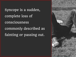 What Is Syncope | PPT