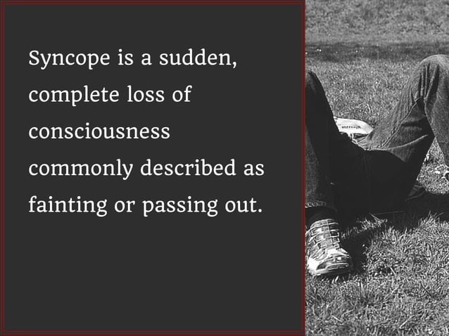 What Is Syncope | PPT