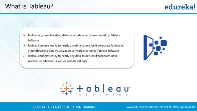 Tableau Training For Beginners Tableau Tutorial Tableau Dashboard Edureka Pdf Computer