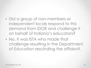 What ISTA does for you & public education | PPTX