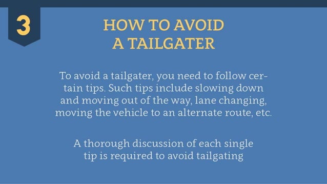 What is tailgating | PPTX