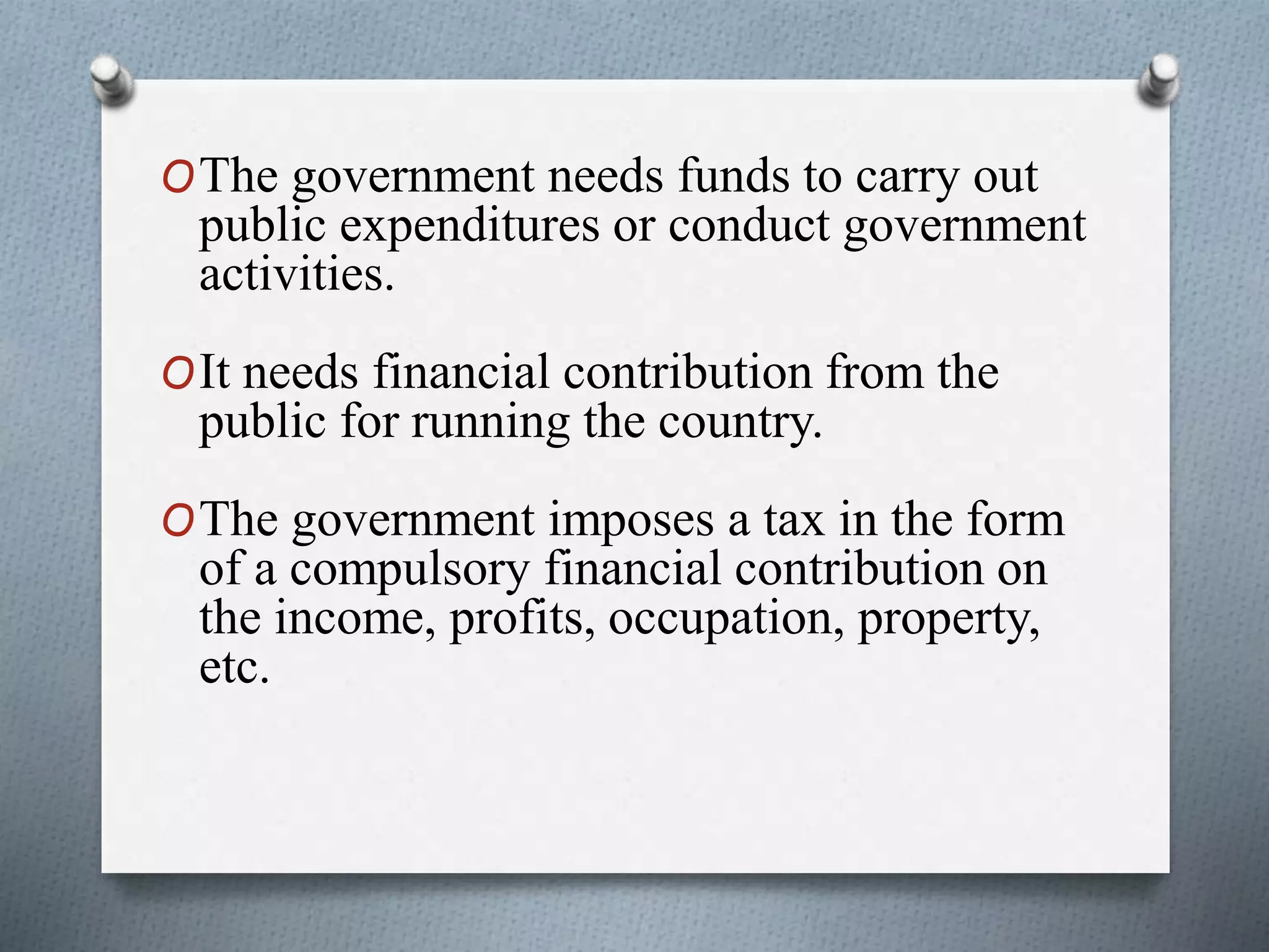 What is tax | PPT