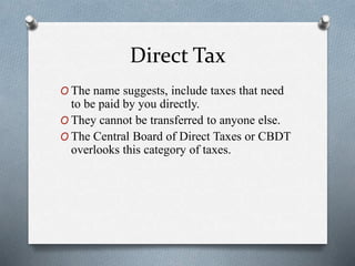 What is tax | PPT