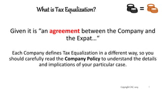 What is tax equalization | PPTX