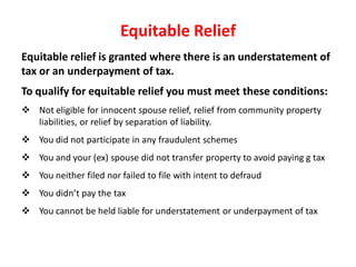 What is Tax Relief and Why | PDF