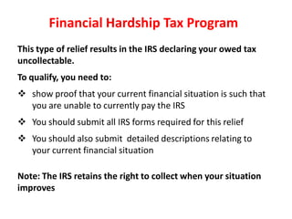 What is Tax Relief and Why | PDF