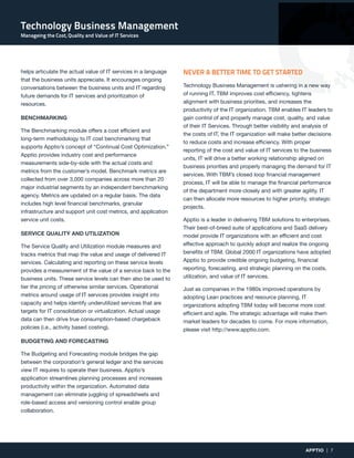 Technology Business Management: Managing the Cost, Quality and Value of ...