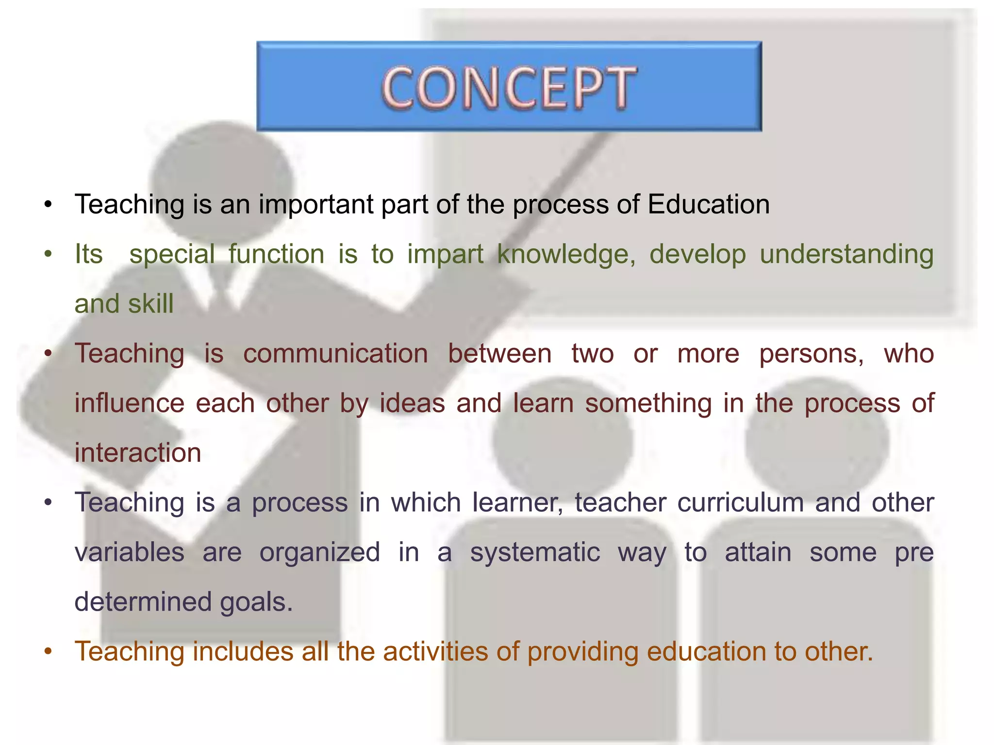 What is teaching | PPTX