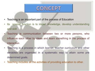 What is teaching | PPTX