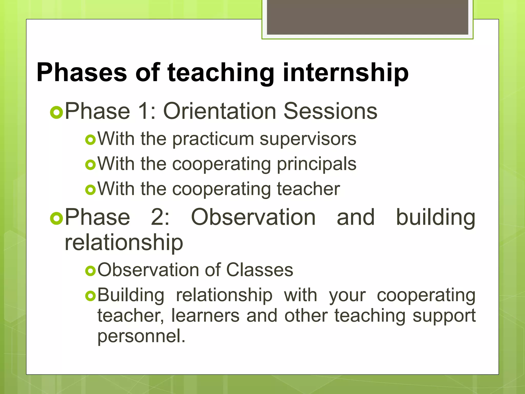 What is teaching internship? | PPTX
