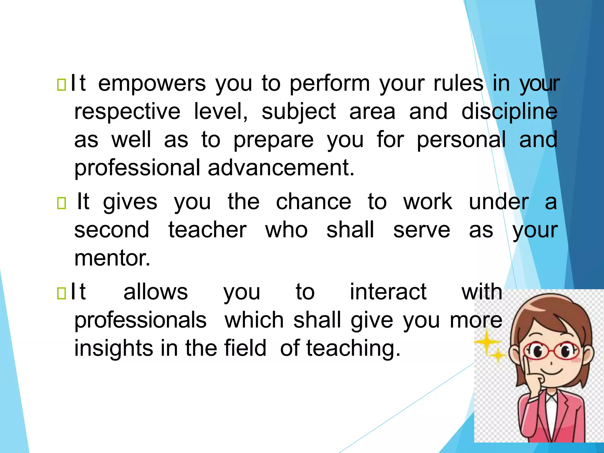 What is teaching internship Learning Task 1 | PPTX