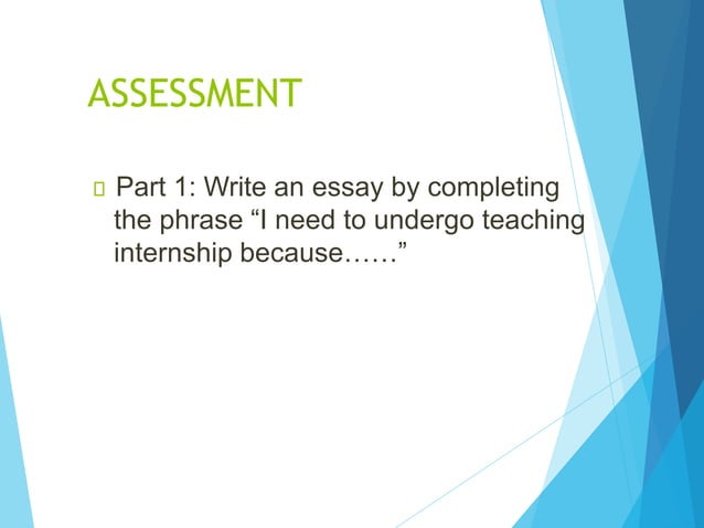What is teaching internship Learning Task 1 | PPTX