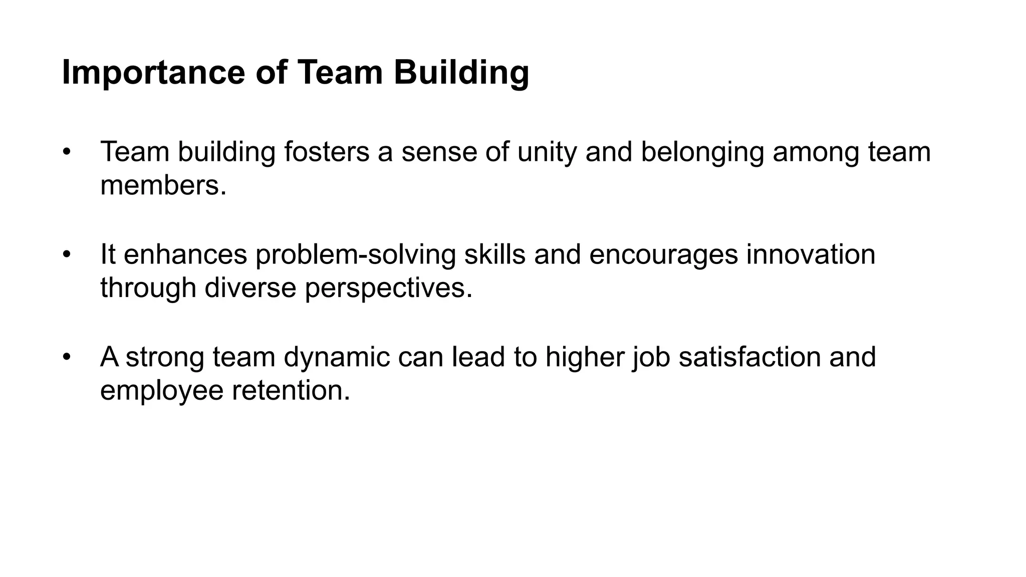 What Is Team Building, Importance Of Team Building, Steps Involved In ...