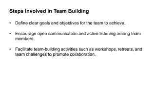 What Is Team Building, Importance Of Team Building, Steps Involved In ...