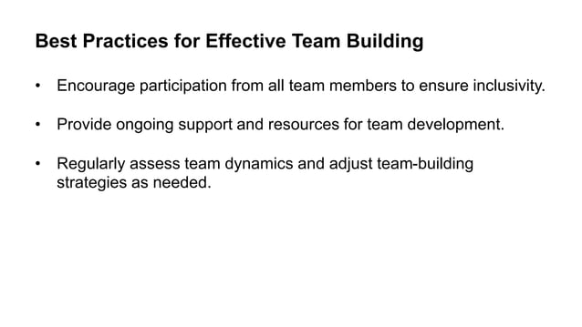 What Is Team Building, Importance Of Team Building, Steps Involved In ...