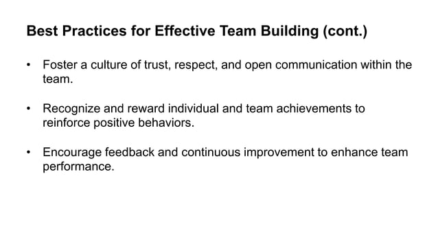 What Is Team Building, Importance Of Team Building, Steps Involved In ...