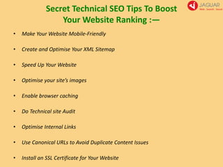 What is Technical SEO ? | PPT