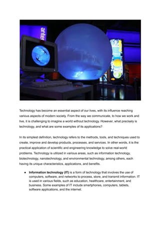 What is technology and examples.pdf