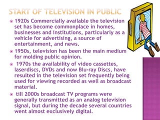 What is television. | PPTX