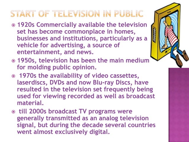What is television. | PPTX | History | Genres