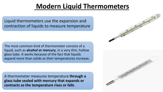 Temperature and its measurement | PPTX