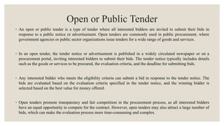 WHAT IS E-TENDERING | PPTX