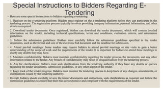 WHAT IS E-TENDERING | PPTX