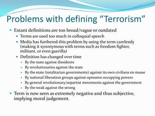 What Is Terrorism Pdf