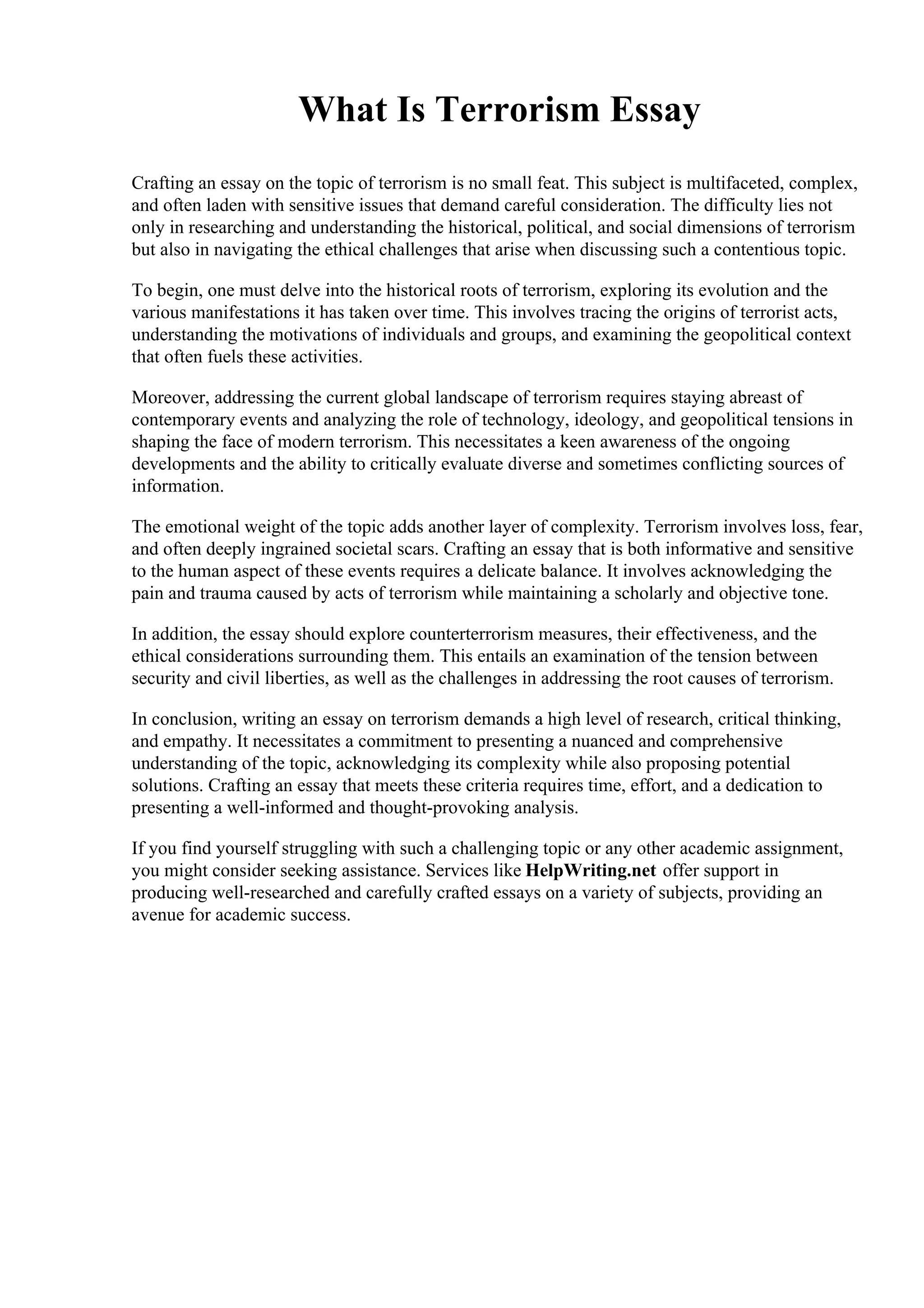 What Is Terrorism Essay.pdf