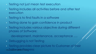 What is testing | PPT