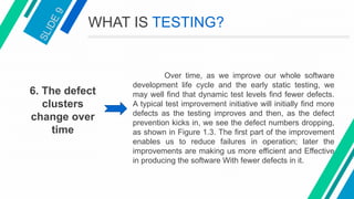 What is testing | PPT